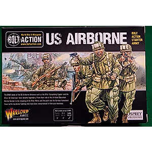 Bolt Action US Airborne Starter Army 1:56 WWII Military Wargaming Plastic Model Kit