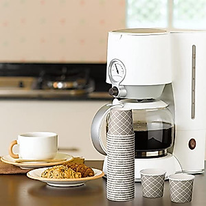 100 Count 3 oz Disposable Coffee Cups Disposable Espresso Cups Small Paper Cups 3 oz Cups for Coffee Tea Cocoa Juice Mini Disposable Paper Cups for Cafes Offices and Home