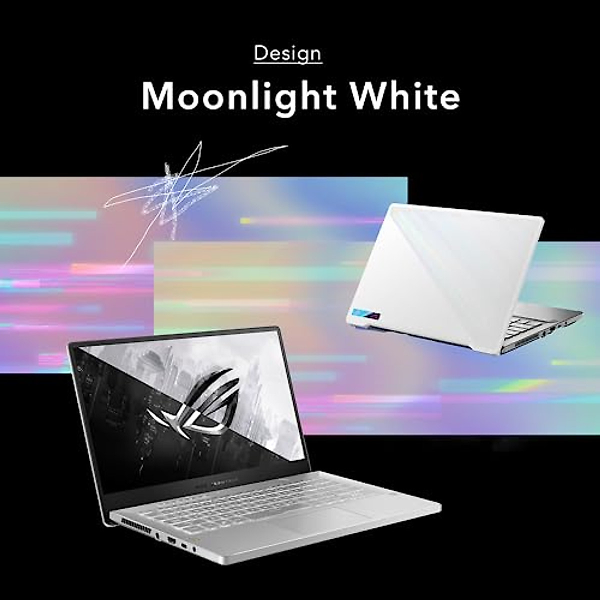 ASUS 2022 ROG Zephyrus G14 14/'' FHD 144Hz Gaming Laptop, AMD Ryzen 7-5800HS, 40GB RAM, 1TB PCIe SSD, Backlit Keyboard, NVIDIA GeForce RTX 3060 6G Graphics, Win 11 Pro, White, 32GB USB Card