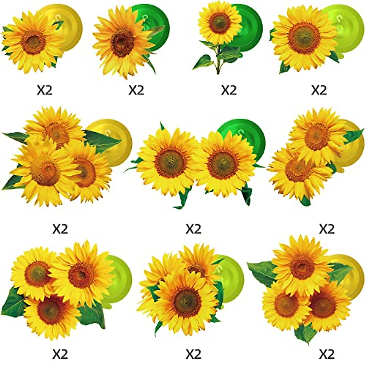30 Pieces Sunflower Hanging Swirls Decorations Sunflower Party Supplies Sun Flowers Party Foil Swirls Ceiling Wall Decor for Sunflower Themed Party Baby Shower Birthday Party Favor Supplies