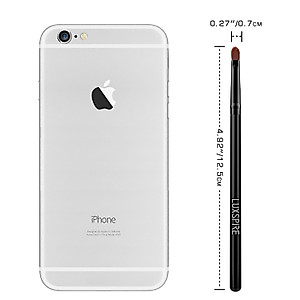 Luxspire Lip Brush Concealer Brushes 2 Pieces, Lipstick Gloss Brushes Applicators Eyeshadow Lip Liner Makeup Brush Cosmetics Make Up Tools, Small Make Up Brushes