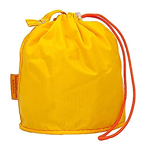 GoKnit Dandelion Yellow Pouch Knitting Project Bag with Loop & Drawstring (Small)