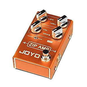 JOYO R-04 AMP Overdrive Pedal Bundle with DC 9V Pedal Power Supply (800mA -1A) AC Adapter