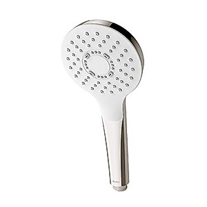 TOTO TBW01009U4#PN G Series Round Single Spray 4 Inch 1.75 Gpm Handshower with Comfort Wave Technology, Polished Nickel Showerheads