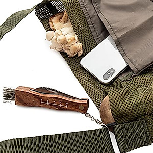 Foraging Bag - Foraging kit with Bag and Knife, Mushroom Bag - Morel Mushroom Bag, Foraging Kit - Mushroom Hunting Bag and Mushroom Knife, Best Mushroom Foraging Kit, Great for Mushroom Decor Lovers