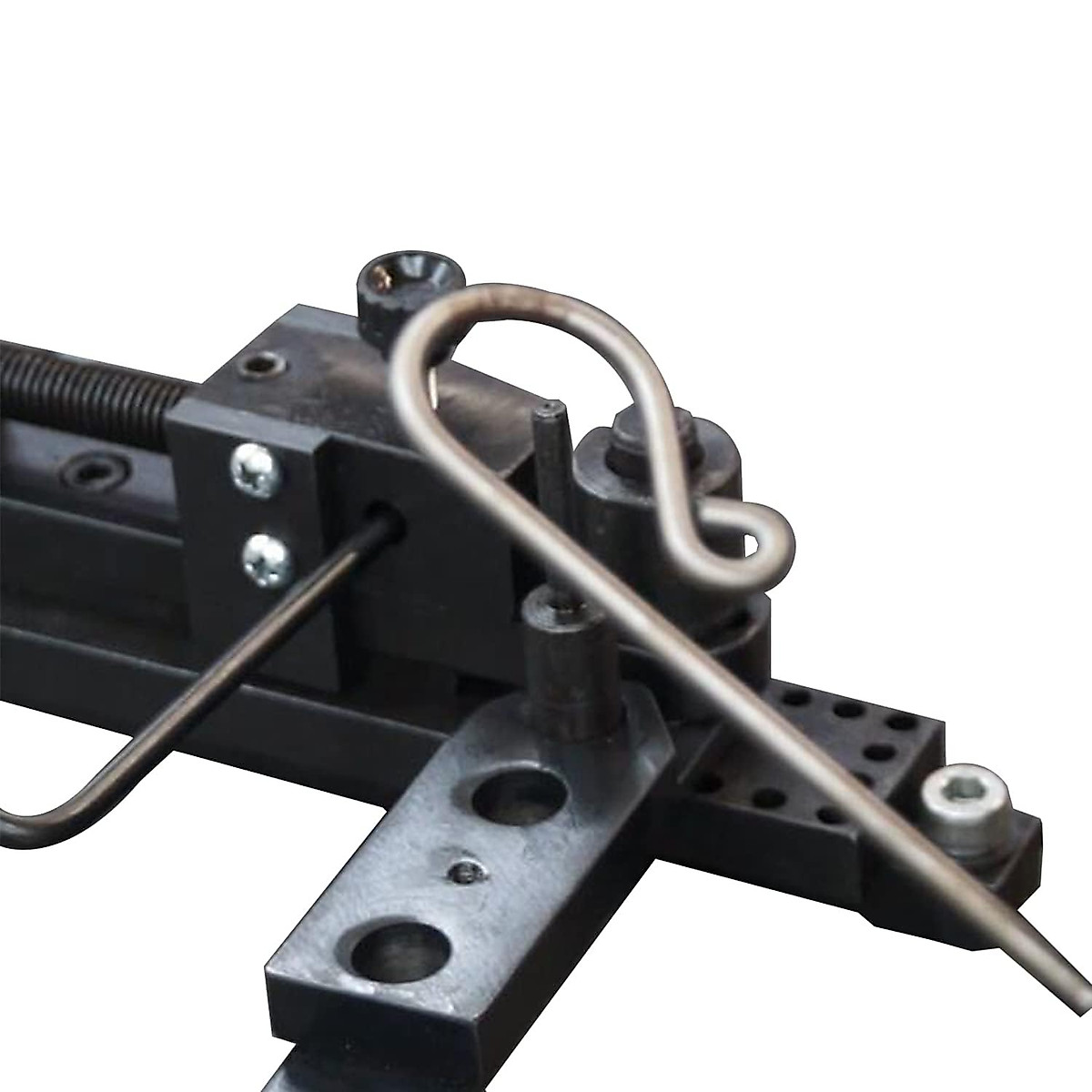 KAKA INDUSTRIAL MUB-1 Mini Universal Bender Forms Wire Flat Metal, metal bender ornamental, for Flat Round Stock, Hook, Clamp, Coil - Wire. Manual Mounting Mini Universal Bending Bender