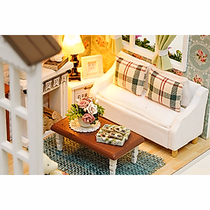DIY Miniature Dollhouse Kit with Music Box Rylai 3D Puzzle Challenge for Adult Kids Z008