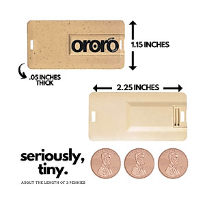 Ororo Shop Thumb Drive 64GB - USB Memory Stick 64GB Flash Drive Multipacks - 4 Piece USB Drive Set - Fat32 USB Flash Drive Eco Slim Low Profile Flash Drive