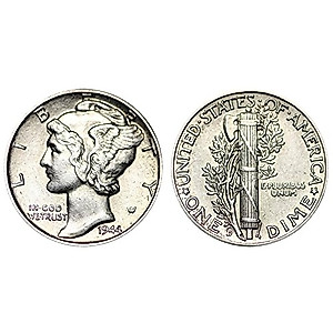 Flintski Jewelry US Mercury Dime Sterling Silver Coin Edge Coin Bezel Frame Mount Pendant