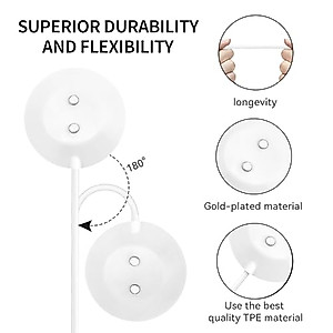 FitTurn 2 Pack Rose Charger Toys Replacement Charger, Standing Magnetic Adapter USB Cable Cord for Rose Wand only-12mm