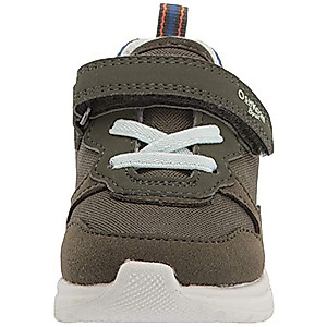 OshKosh B'Gosh Boys Sneaker, Olive, 4 Toddler