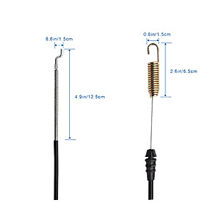 HAKATOP Replacement 105-1844 Traction Clutch Control Cable for Toro Rear Drive Propelled 22" Recycler Walk Behind Push Lawn Mower