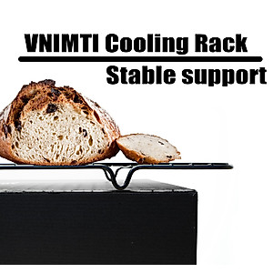 VNIMTI Cooling Rack 2 Sets, Cookie Cooling Wire Racks for Cooking, Baking, Roasting, Grilling, Drying, Oven Safe Grill Rack, 16" * 10" Small Squares Grids
