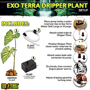 Exo Terra Dripper Plant, Large