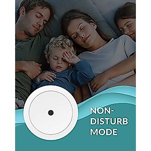 Ecoey Small Smoke Detector Alarm, 10 Year Fire Alarms Smoke Detectors with Built-in 3V Battery, Smoke Alarm with Big Test Button and Silence Function for House, FJ135, 2PACK