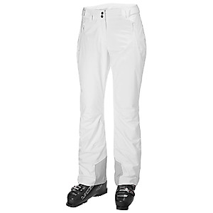 Helly-Hansen Womens Legendary Insulated Waterproof Ski Pant, 001 White, Small