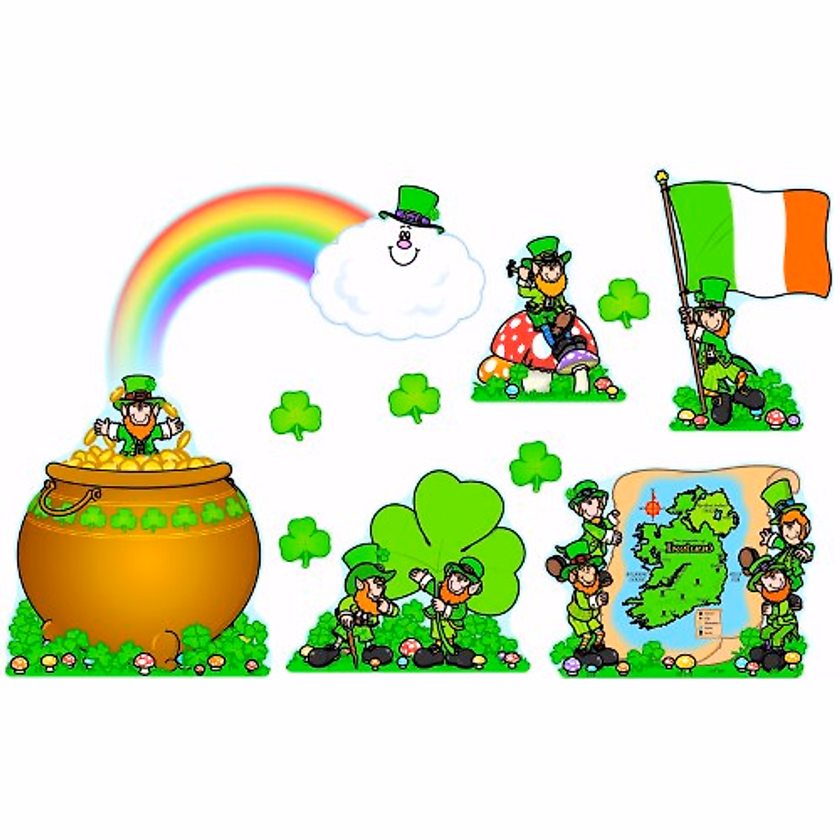 Carson Dellosa St. Patrick's Day Bulletin Board Set (3263)