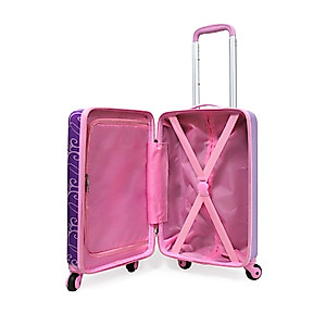 luggage 20 inch Disney Princess Hard-Sided Rolling Spinners Carry-On Tween Travel Trolley Suitcase for Kids