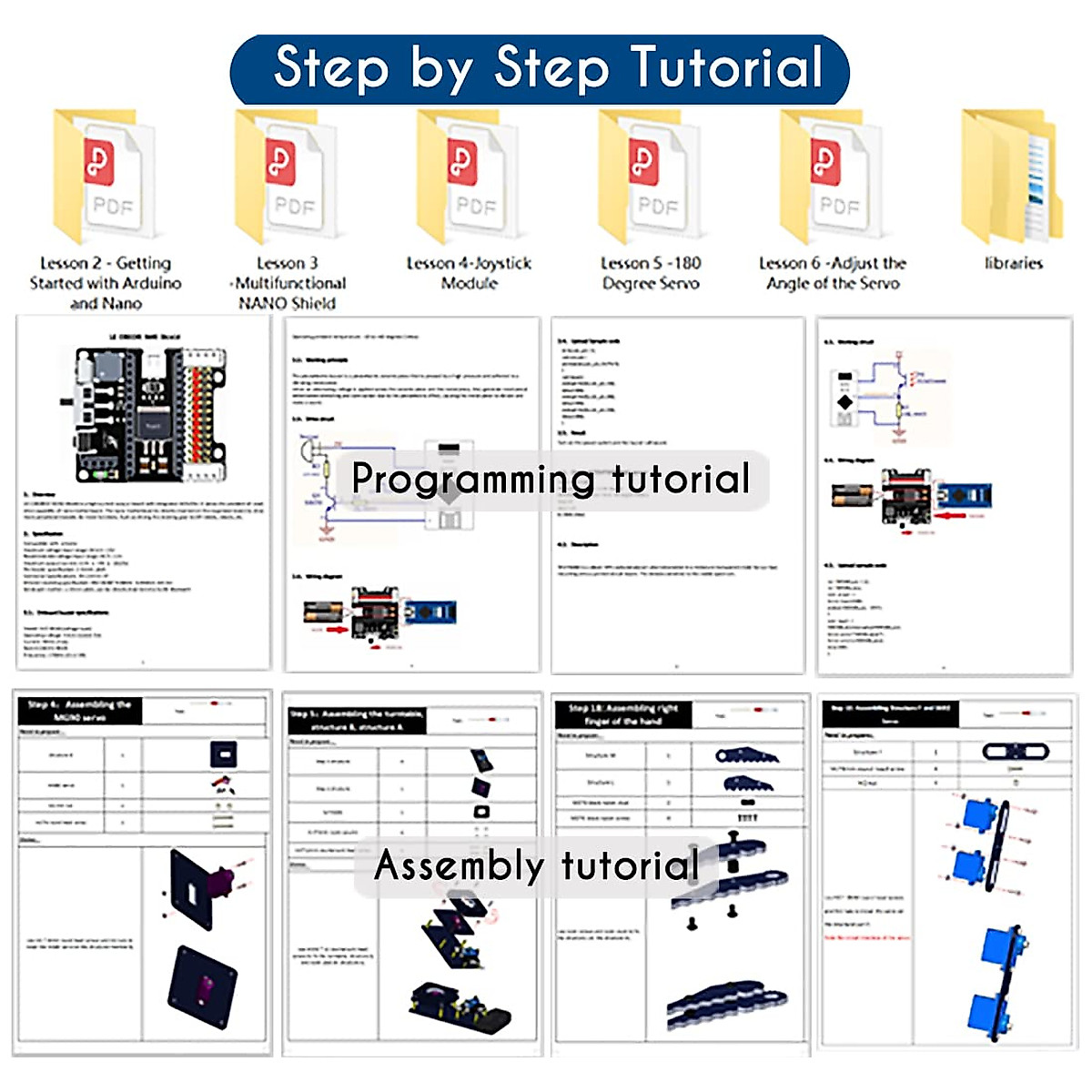 LK COKOINO Robot Arm for Arduino, Smart Robot Building Kit That can Memorize and Repeat Movements for Beginners/Teens/Adults to Learn Electronic, Programming, Math and Science