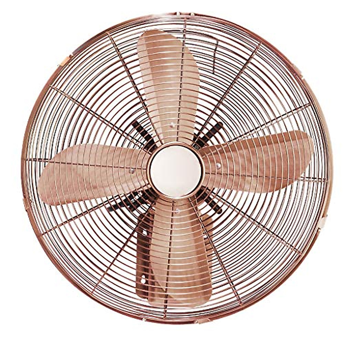 16-inch Metal Retro Wall Fan, Swinkz Mechanical / Remote Control Wall-mounted Fan, 3 Speed, Shaking Head, 100W, Retro Copper ( Color : Remote control )