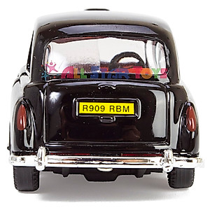 London Taxi 1/38 Scale Diecast Model Toy Car 4.75" Long Motormax 76003