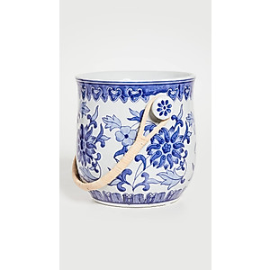 Two's Company Inc. Two's Company Canton Collection Wine Bucket, White, One Size