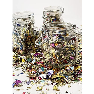 Sparkle Metallic Confetti - Jumbo Mylar Rainbow Foil Confetti Bag Perfect for New Years, Surprise Parties, Birthdays, Photo Shoots, Engagements & Weddings (300 Grams) by JPACO