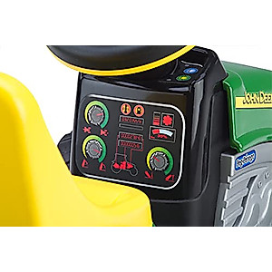 Peg Perego John Deere Farm Tractor and Trailer Pedal Tractor, Green