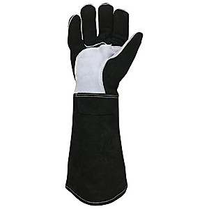 IronClad Stick Welder Premium Elkskin & Leather Welding Gloves (Small)