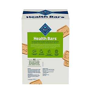 Blue Buffalo Health Bars Crunchy Dog Biscuits, Oven-Baked With Natural Ingredients, Apples & Yogurt, 3.5 lb Box