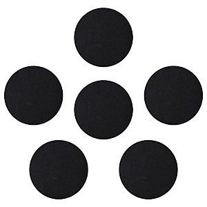 Eagles Kitchen Compost Bin Charcoal Filter, (6PCS,D:6.5in,T:0.4in) Charcoal Filters for Kitchen Compost Bin Pail, Round Activated Carbon Filter Bio Bucket Filter for Compost Bin Universal Size