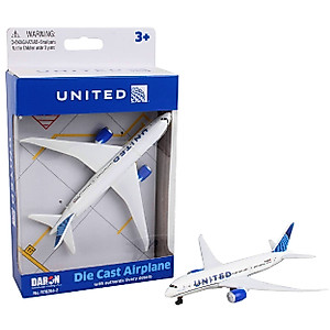 Matty's Toy Stop Daron American Airlines, Delta & United Airlines Die-cast Planes Set Bundle with Storage Bag - 3 Pack