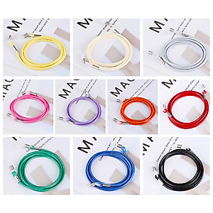 Hifot Eyeglasses Strap Eyewear Retainer 10 Pack, Sunglasses Reading Glasses Holder Strap for Men Women, Spectacles Chain Lanyard Cord