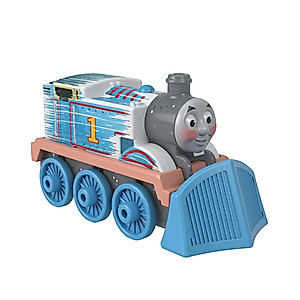 Thomas & Friends Fisher Price Snow Thomas Push-Along Toy Train for Kids Ages 3 and Up