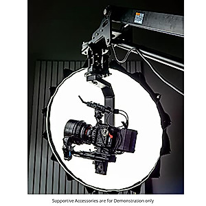 PROAIM Senior Motorized 2-Axis Pan Tilt Head w 12V Joystick Control for Camera Jib Crane. 360° Pan/tilt Move, Remote-Precise Control on Moves. Inaudible Operations, 7.5kg/16.5lb Payload + Bag (PT-SR)