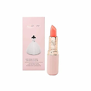 MERBLISS City Holic Lip Glow (#02 Madrid Coral) Daily Tinted Lip Balm Moisturizing Lip Care, Essential Oil, Vitamin E and C for Glossy and Smoother Lips, Soft Buttery Texture