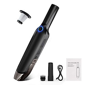 Covoi Cordless Handheld Car Vacuum Cleaner 8000PA High Power Strong Suction Rechargeable Washable Handheld Vacuum Cleaners for Home/Car/Office/Pet Hair/Carpet Cleaning