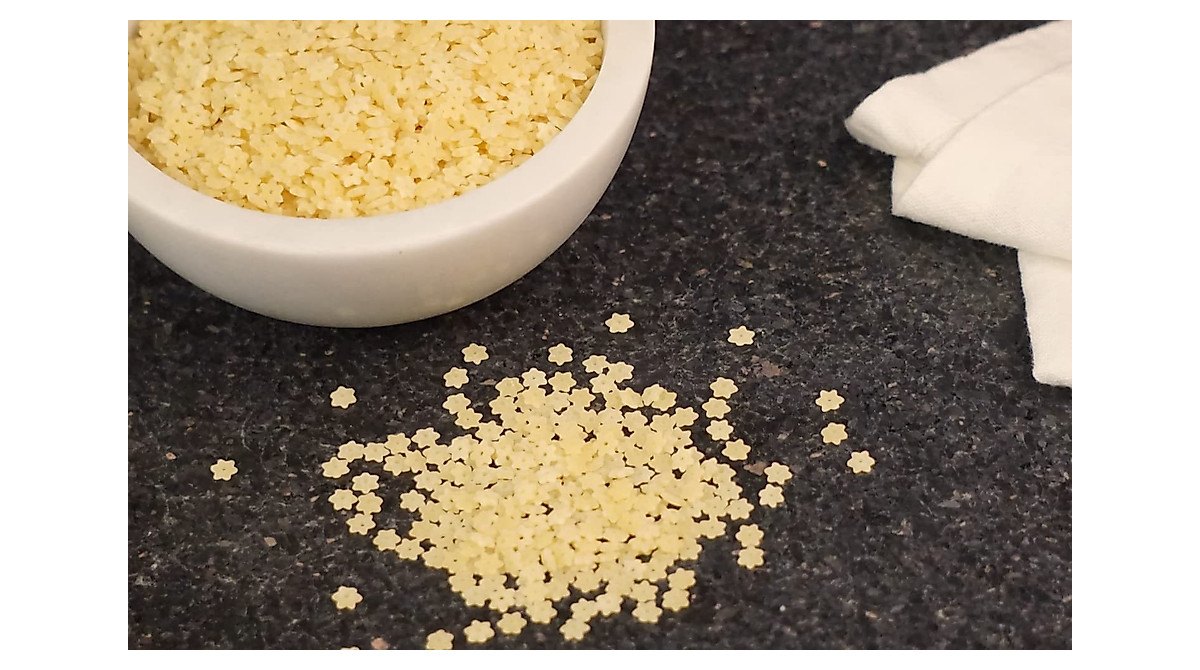 Pastina Pasta, 12 Ounce Box (Pack of 2) with By The Cup Swivel Spoons ...