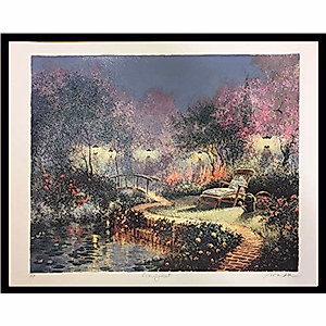 Evening Rest (Nature Landscape Decor Art Framed)