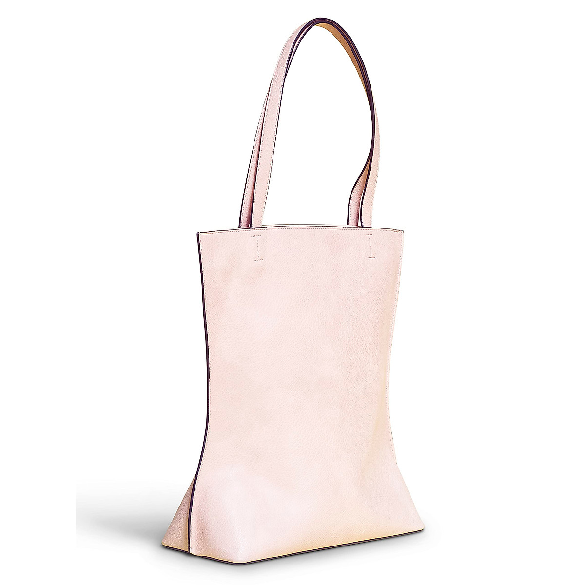 Niko Ineko Women's Commuter Tote Peek-A-Boo Pocket Kitty Claws Hardware Blush