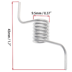 OZXNO 4pcs MHY62044106 Refrigerator Door Spring Heavy Duty Fridge Door Spring Replacement Compatible with LFX28968SB LFX28968ST LFX31945ST LMX31985ST