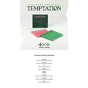 TXT The Name Chapter : TEMPTATION 5th Mini Album CD+Folding poster on pack+Photobook+Lyric book+Sticker pack+Bookmark+Postcard+Photocard+Tracking TOMORROW X TOGETHER (SET(Daydream+Nightmare+Farewell))