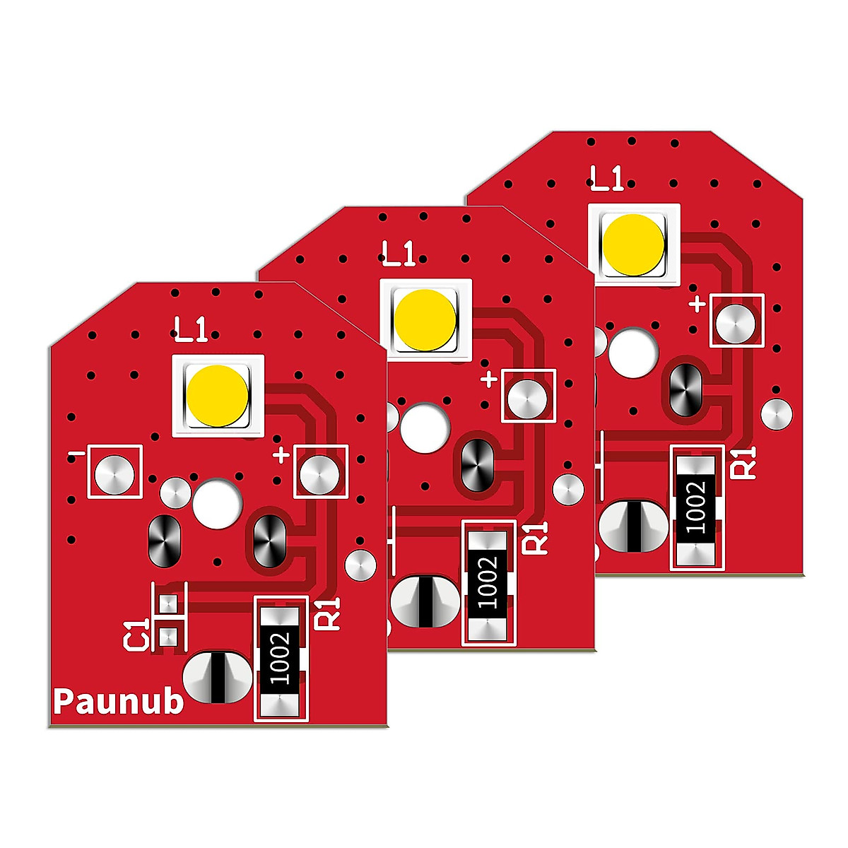 New Upgraded WR55X11132 GE Refrigerator Light Replacement Led Compatible WR55X25754 WR55X26486 WR55X30602 EAP12172918 4590213 AP6261806 PS12172918, No-Include Plastic Cover, Red 3PCS IN One