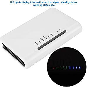 Bewinner Fixed Terminal Main Unit, Worldwide LED Fixed Terminal Quad-Band GSM 850/900/1800/1900Mhz Alarm with LED Lights Display for Telephone Landlines, Alarms, Recording