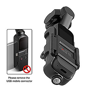 3 in 1 Tripod and Action GoPro Mount Stand Bracket for DJI Osmo Pocket for DJI Pocket 2, Action Cam Mount with Tripod Mount and Screw, for DJI Osmo Pocket Accessories Kit Tripod and GoPro