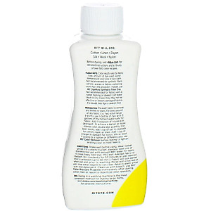 Rit Dye liquid Dye 8 Ounce - Pack of 3, Lemon Yellow