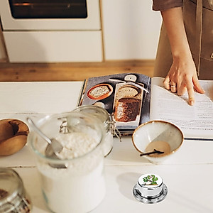 Kitchen Timer, Kitchen Timers for Cooking, Kitchen Timer Magnetic, Funny Llama Pattern Waterproof Time Timer Stainless Steel Multiuse for Home Baking Cooking Oven