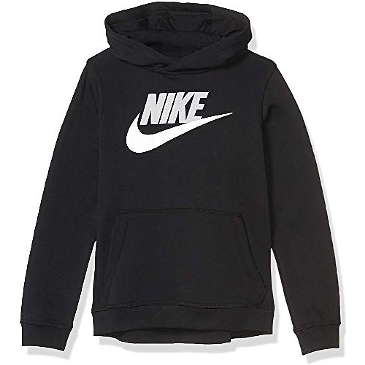 Nike Sportswear Club+ Hbr Pullover Hoodie, Black/(Light Smoke Grey), X-Large