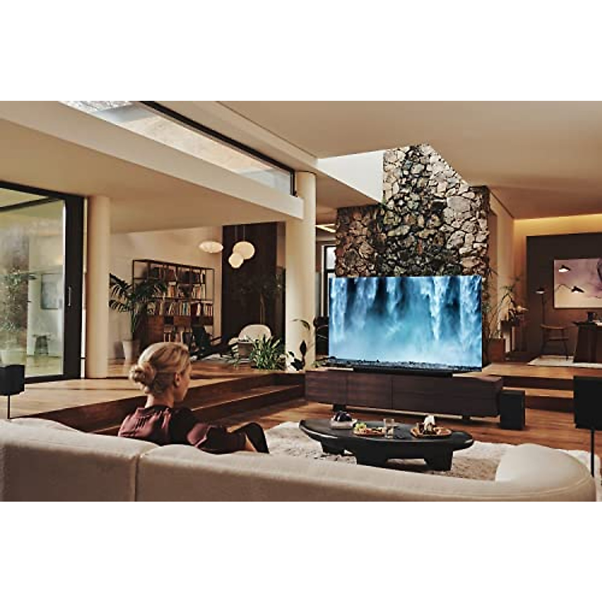 SAMSUNG QN55QN85BAFXZA 55" 4K Neo QLED UHD Smart TV in Titan Black with a Additional 1 Year Coverage by Epic Protect (2022)(USED)