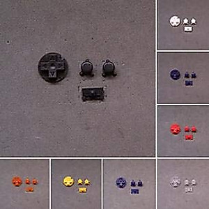 Colorful Game Controller Gamepad Buttons Replacement for Nintendo Game Boy GBP - Black